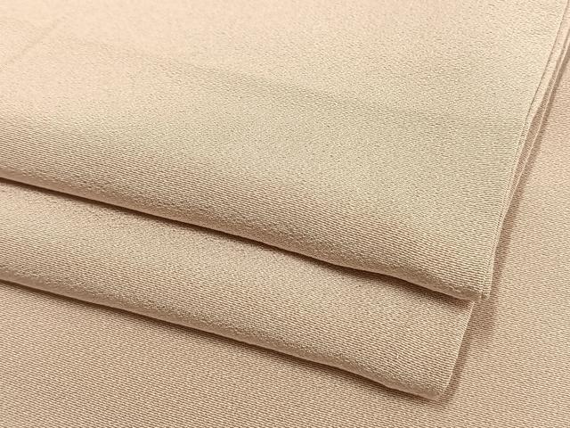 平和屋着物▽上質な色無地　単衣　薄桜色　正絹　逸品　AAAW1440fy