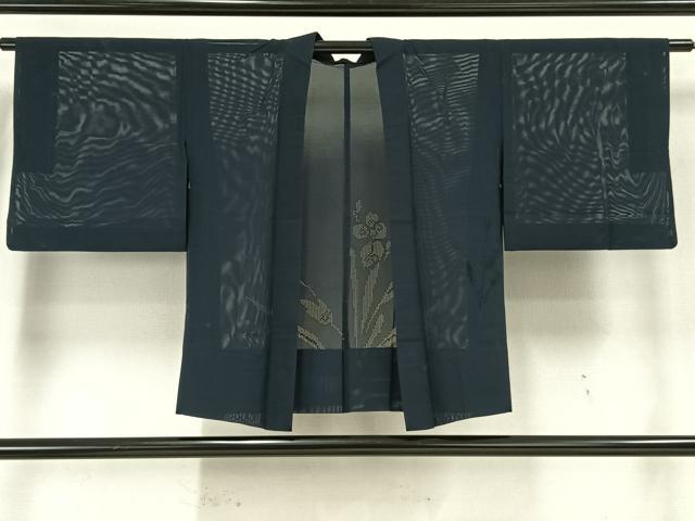 平和屋着物▽羽織 スリーシーズン 春夏秋 塵除け 横段文 正絹