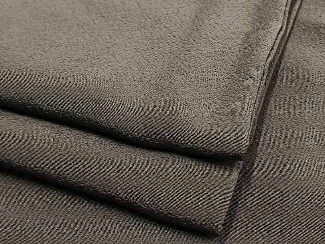 平和屋着物▽上質な色無地　単衣　葡萄鼠色　正絹　逸品　AAAW1583fy