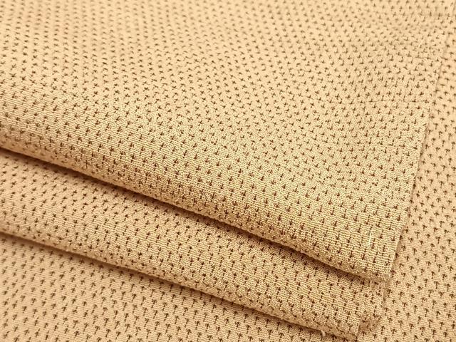 平和屋着物▽本塩沢　単衣　蚊絣　正絹　逸品　AAAW1590fy