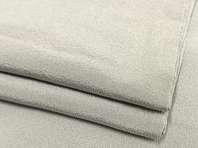 平和屋着物▽上質な色無地　単衣　暁鼠色　正絹　逸品　AAAW1617fy