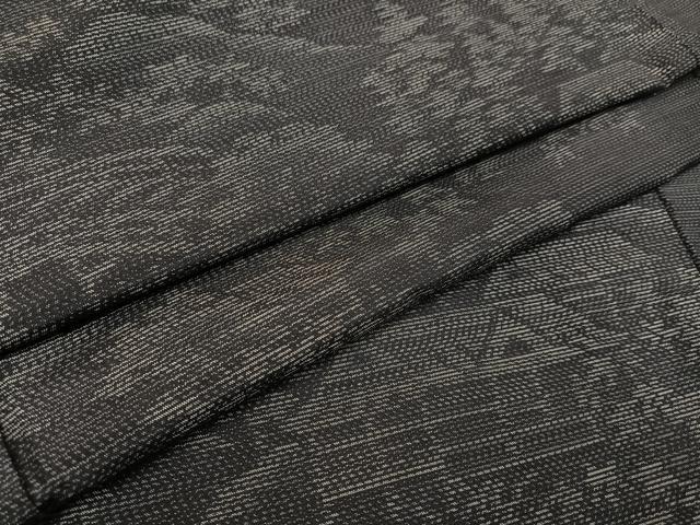 平和屋着物●本場大島紬　風景樹林文　やまと誂製　正絹　逸品　未使用　AAAW1825ph