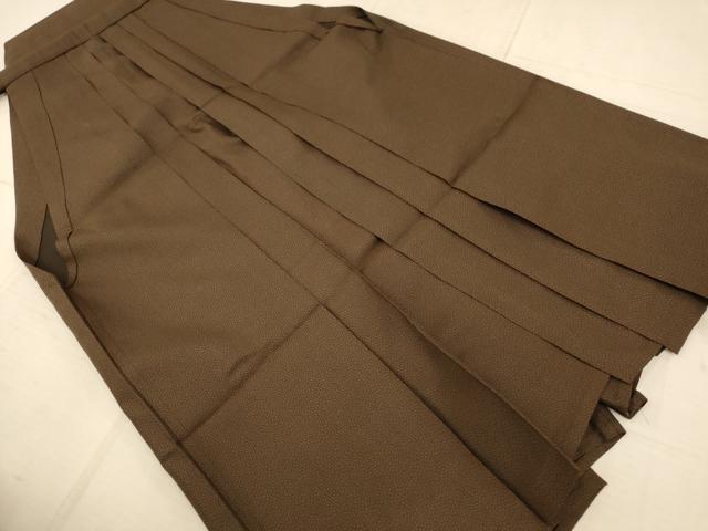 平和屋着物●男性　馬乗り袴　霞文　正絹　逸品　AAAW2907fw