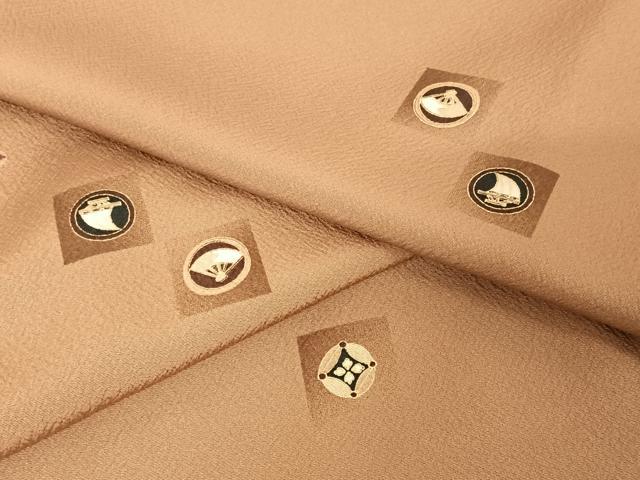 平和屋着物●洗える最高級着物　＜英＞はなぶさ謹製　小紋　吉祥文　AAAW4003np