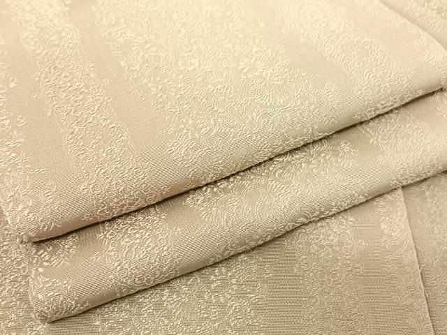 平和屋着物●上質なお召　花間道　暈し染め　正絹　逸品　AAAW4058np