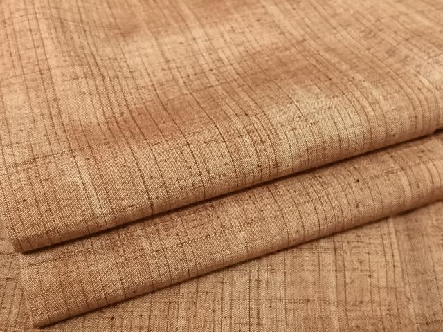 平和屋着物●上質な紬　木目文　正絹　逸品　AAAW4066np