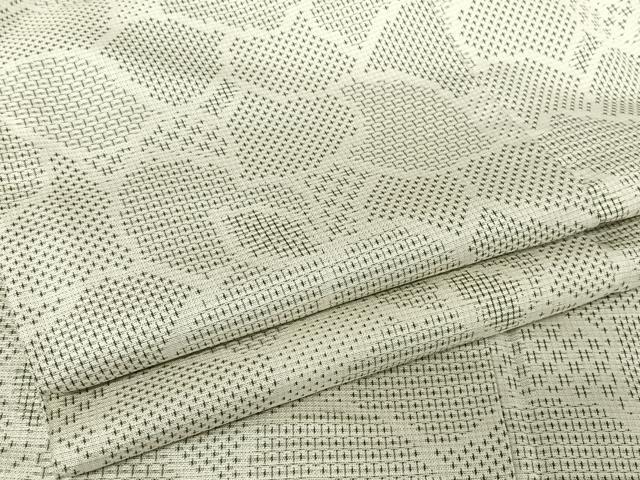 平和屋着物●上質なお召　舞花文　正絹　逸品　AAAW4086np