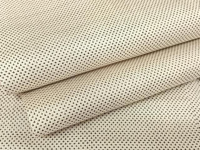 平和屋着物●本場大島紬　白大島　カタス７マルキ　正絹　逸品　AAAW4091np