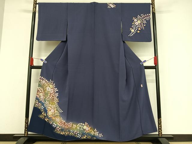 平和屋着物●越後十日町の一流染匠　桐屋・翠山工房　訪問着　辻が花　絞り　暈し染め　金彩　やまと誂製　正絹　逸品　AAAW4104np