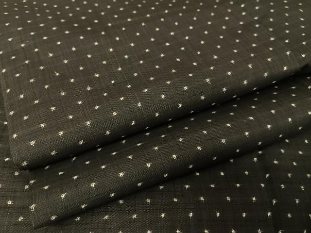 平和屋着物●上質な紬　絣文様　正絹　逸品　AAAW4166np