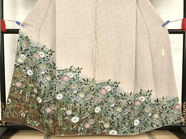 平和屋着物○訪問着 作家物 辻が花 暈し染め 金彩 正絹 逸品 AAAW4281np
