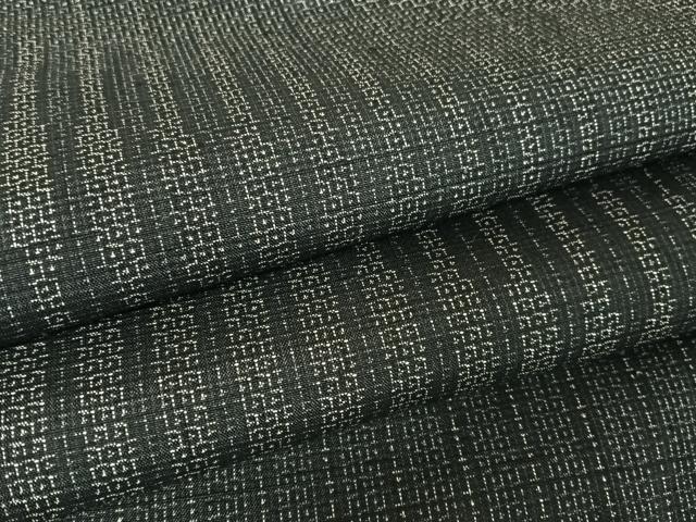 平和屋着物●訪問着　塩沢紬　110亀甲　正絹　逸品　AAAW4282np