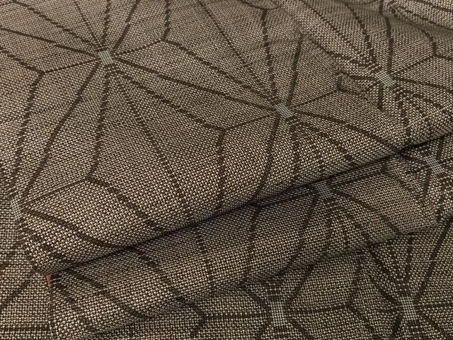 平和屋着物●本場大島紬　カタス9マルキ　麻の葉文様　正絹　逸品　AAAW4289np