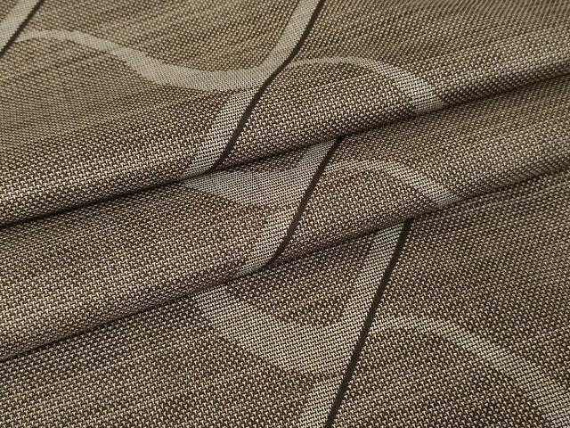 平和屋着物●本場大島紬　カタス9マルキ　斜縞　正絹　逸品　AAAW5253br