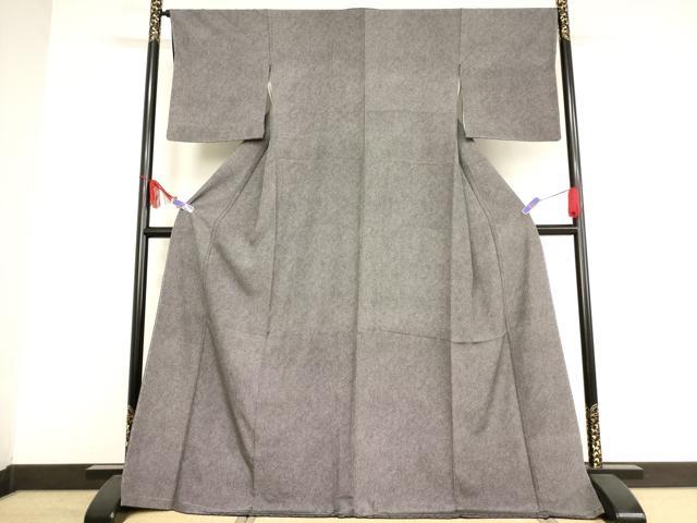 平和屋着物●伝統工芸士　金田今朝男　江戸小紋　極小鮫小紋柄　黒地　正絹　逸品　未使用　AAAW5284br 平和屋着物○伝統工芸士 金田今朝男 江戸小紋 極小鮫小紋柄