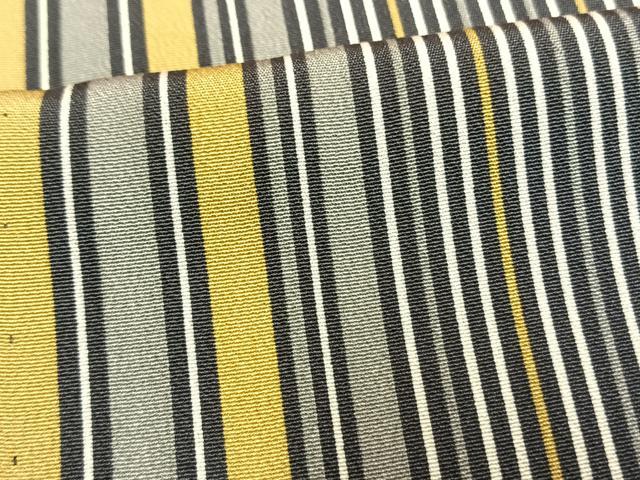 平和屋着物▽上質な小紋 単衣 縞 正絹 逸品 AAAW7679fy 小紋