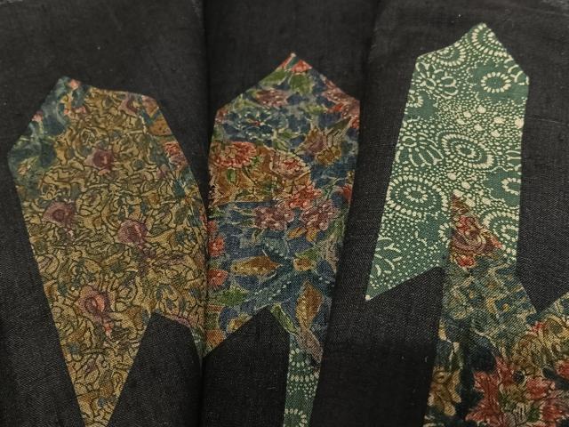 平和屋着物●結城紬　100亀甲　矢羽草花文　やまと誂製　正絹　逸品　AAAW9159zg