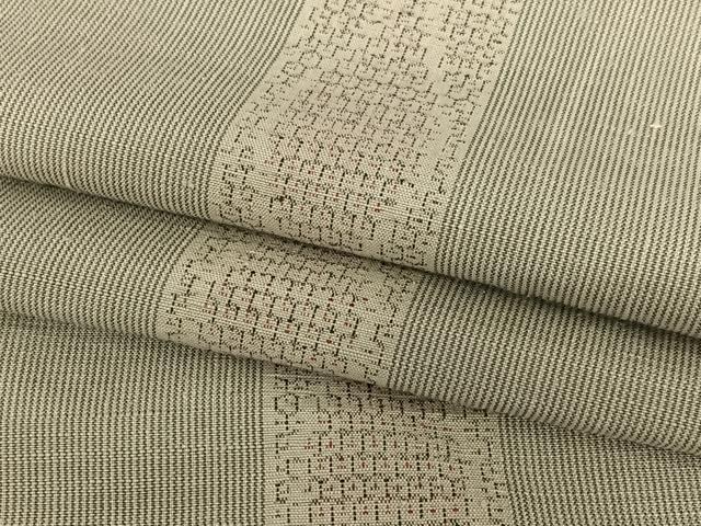 平和屋着物●結城紬　100亀甲　立涌間道　正絹　逸品　未使用　AAAW9162zg