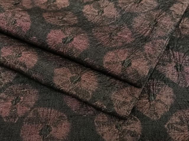 平和屋着物●上質な紬　絞り　正絹　逸品　AAAW9185zg