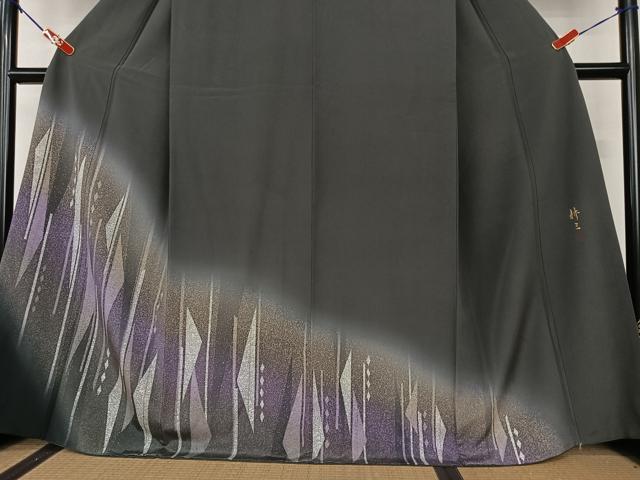 平和屋着物○訪問着 作家物 耕三 幾何学文様 暈し染め 正絹
