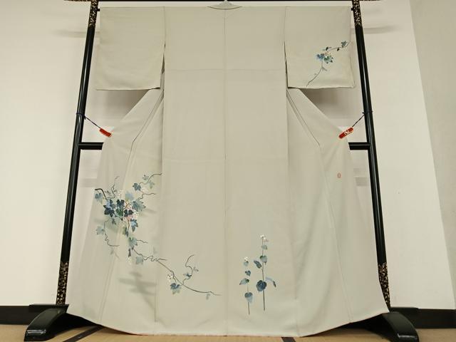 平和屋着物●金丸充夫　訪問着　スグリ　暈し染め　正絹　逸品　AAAW9241zg