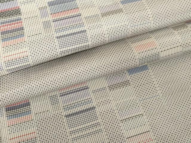 平和屋着物●本場大島紬　白大島　一元7マルキ　変わり間道　正絹　逸品　AAAW9409br