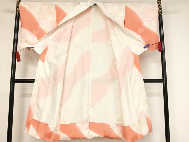 平和屋着物○長襦袢 袷 辻が花地紋 暈し染め 正絹 逸品 CAAW3866vf