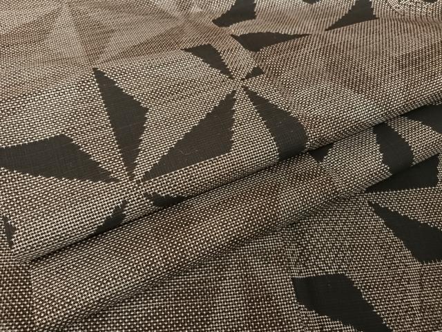 平和屋着物●本場大島紬　カタス７マルキ　麻の葉文様　正絹　逸品　未使用　AAAX0093np
