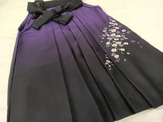 平和屋着物●女性　行灯袴　刺繍　舞桜　暈し染め　金糸　洗える着物　AAAX0114np