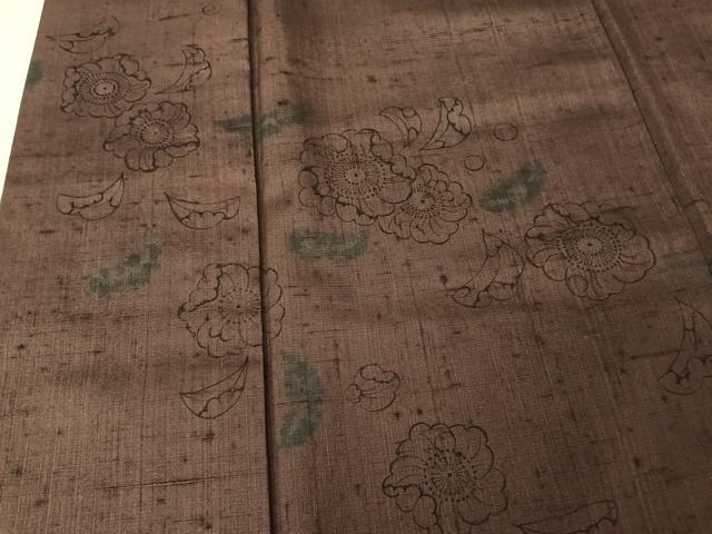 平和屋着物○訪問着 作家物 紬地 辻が花 正絹 逸品 AAAX0194np