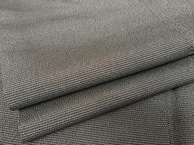 平和屋着物●本塩沢　やまだ織　蚊絣　正絹　逸品　AAAX0207np