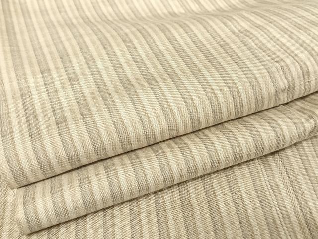 平和屋着物●上質な紬　縞　正絹　逸品　AAAX0209np