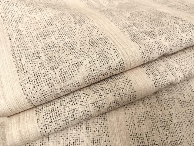 平和屋着物●本場結城紬　重要無形文化財　100亀甲　花間道　正絹　逸品　AAAX0259np