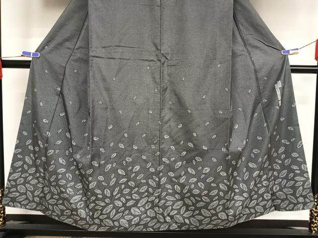 平和屋着物○二代目 川村久太郎 本場染大島紬 訪問着 舞葉文 正絹 逸品