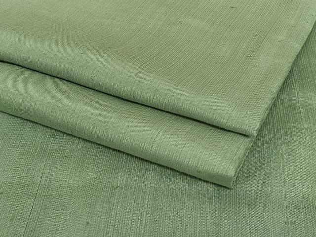 平和屋着物●上質な紬　色無地　岩井茶色　正絹　逸品　AAAX0646zg