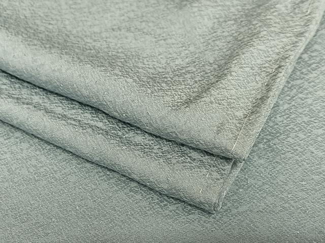 平和屋着物●上質な色無地　秘色　正絹　逸品　未使用　AAAX0656zg