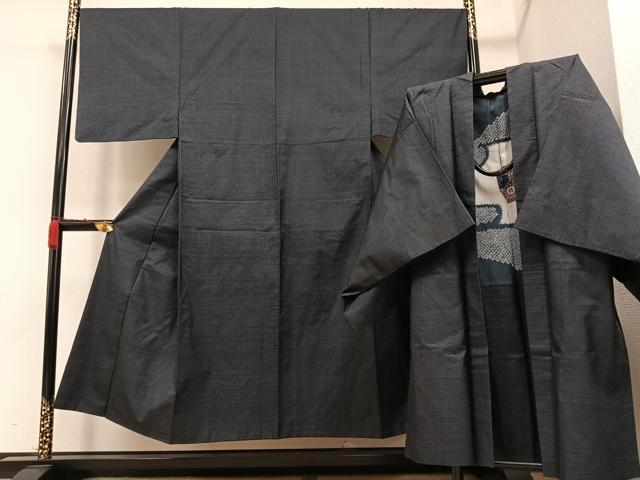 平和屋着物●男性　本場大島紬　アンサンブル　100亀甲　総詰め　正絹　逸品　AAAX4193ph