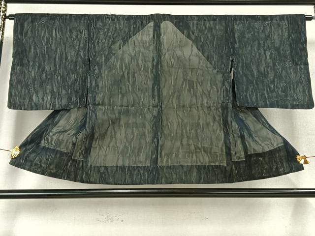 平和屋着物▽羽織 スリーシーズン 春夏秋 塵除け 紗 竜田川文 正絹