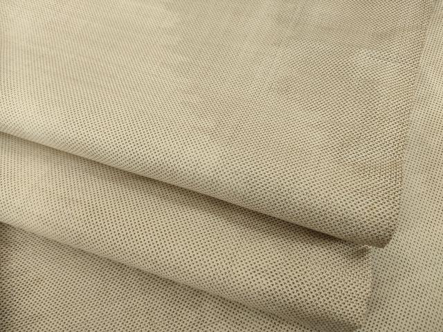 平和屋着物●本場大島紬　白大島　カタス9マルキ　霞文　正絹　逸品　AAAX6980ck