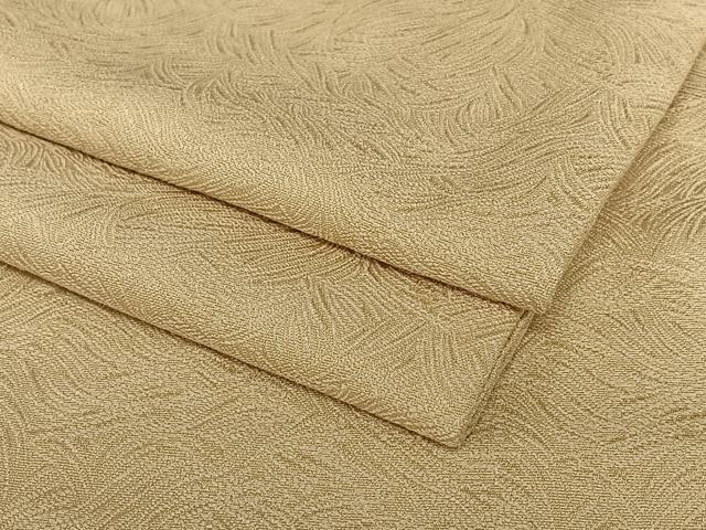 平和屋着物●上質な色無地　薄香色　正絹　逸品　AAAY0075zg