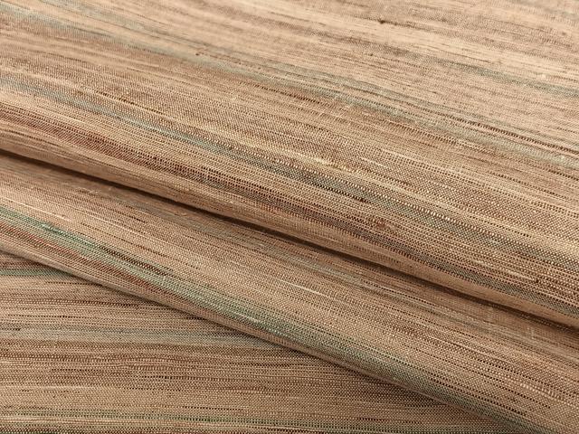 平和屋着物●上質な紬　縞　正絹　逸品　AAAY0192zg