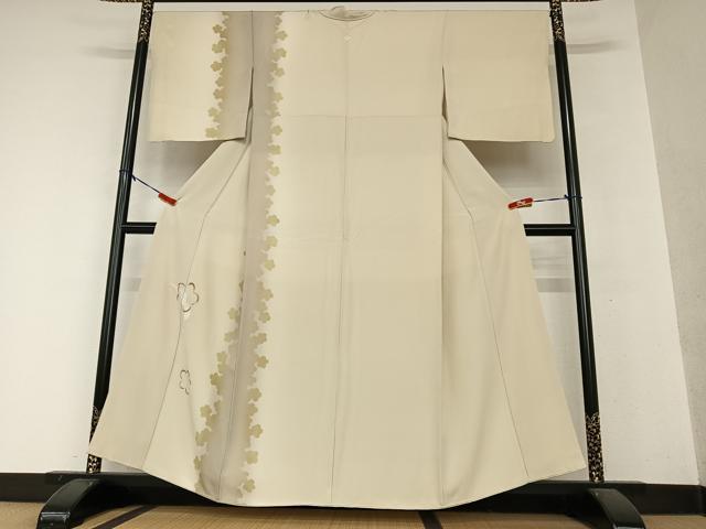 平和屋着物●訪問着　舞花文　暈し染め　金銀彩　正絹　逸品　AAAY0222zg