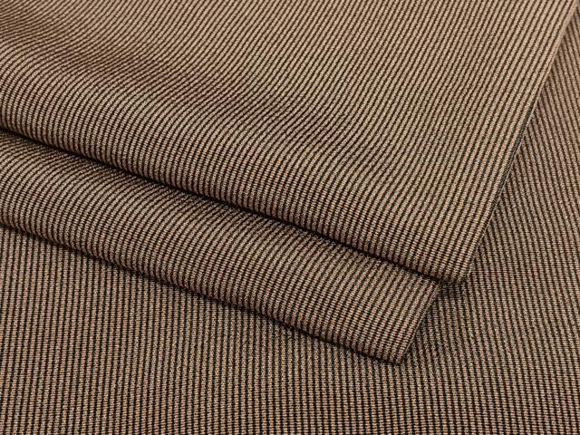 平和屋着物●江戸小紋　万筋　黒鳶色×紫鳶色　ロング丈　正絹　逸品　AAAY0225zg