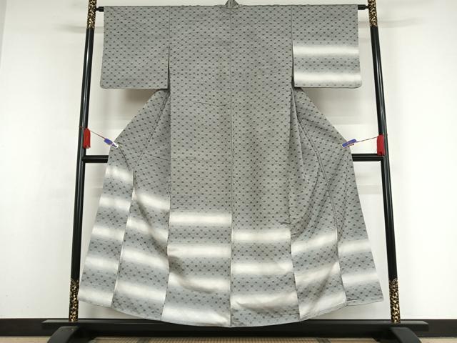 平和屋着物●花織　紬　訪問着　正絹　逸品　未使用　AAAY1500np