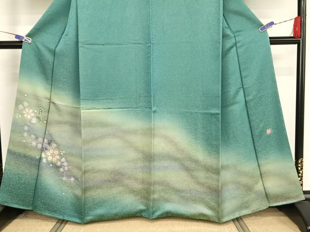 平和屋着物○久保田一竹 幻の辻が花 訪問着 暈し染め 金