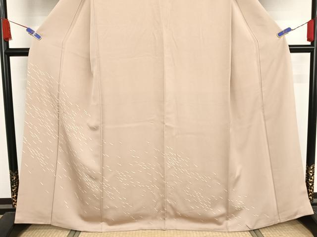 平和屋着物○室町 京正 訪問着 菊の花びら 金糸 正絹 逸品 AAAY1589np