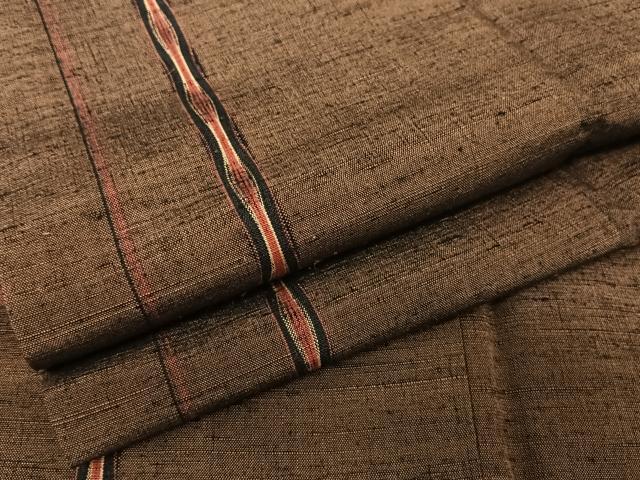平和屋着物●上質な紬　縞　正絹　逸品　AAAY1791np