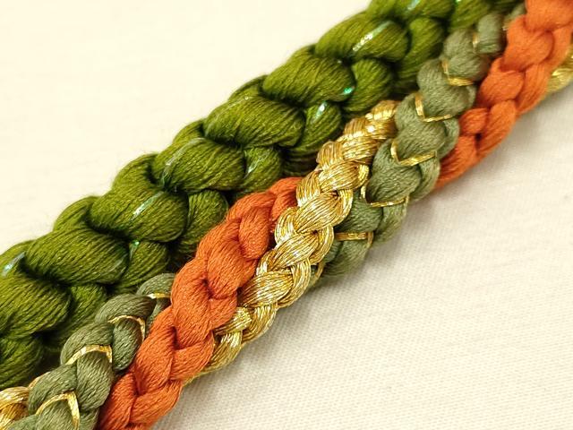 平和屋着物○和装小物 帯締め・帯揚げセット 振袖用 総絞り 草花雲文