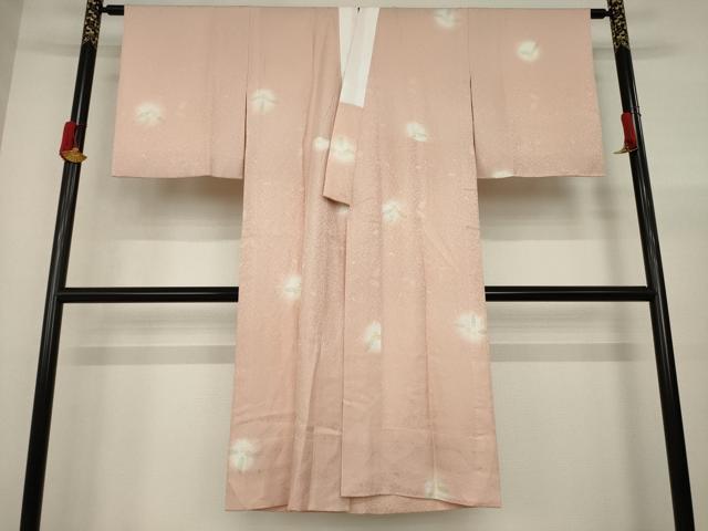 平和屋着物●長襦袢　無双仕立て　花丸文　暈し染め　やまと誂製　正絹　逸品　AAAY4718ck