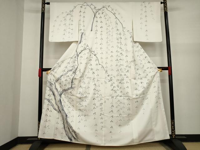 平和屋着物●洗える最高級着物　＜英＞はなぶさ謹製　訪問着　枝垂れ花文　AAAY4770ck